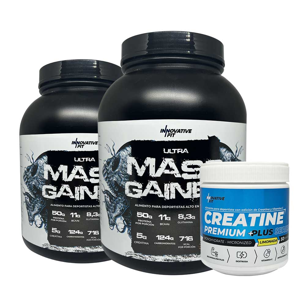 Ultra mass gainer | 12 libras | Innovative Fit + Creatina Premium Plus ...