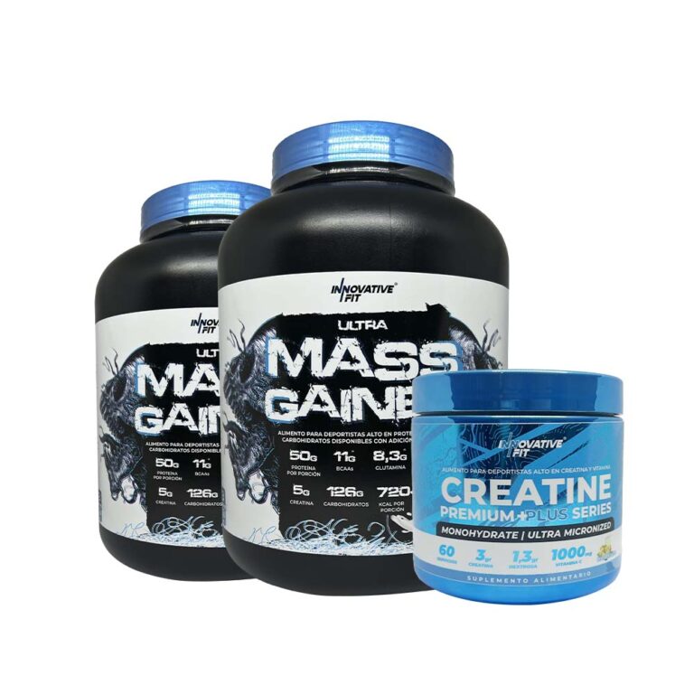 Ultra mass gainer | 16 libras | Innovative Fit + Creatina Premium Plus ...