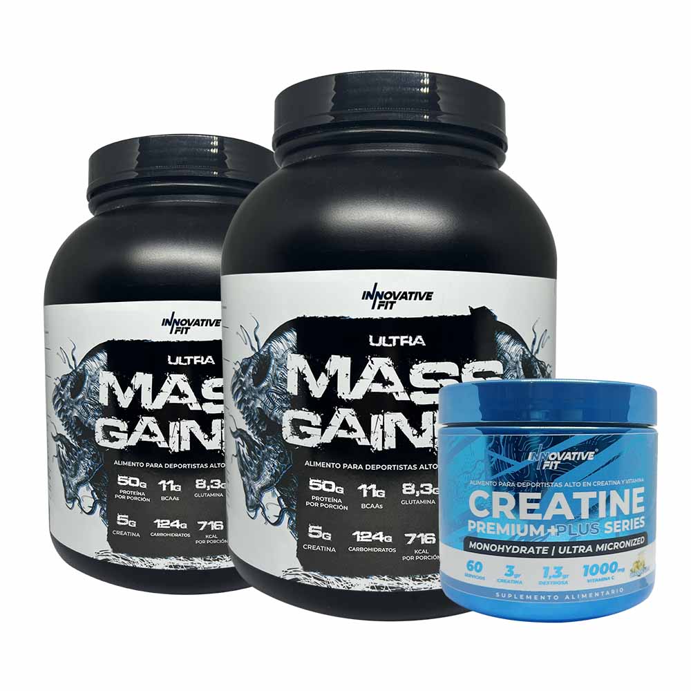 Ultra mass gainer | 12 libras | Innovative Fit + Creatina Premium Plus ...